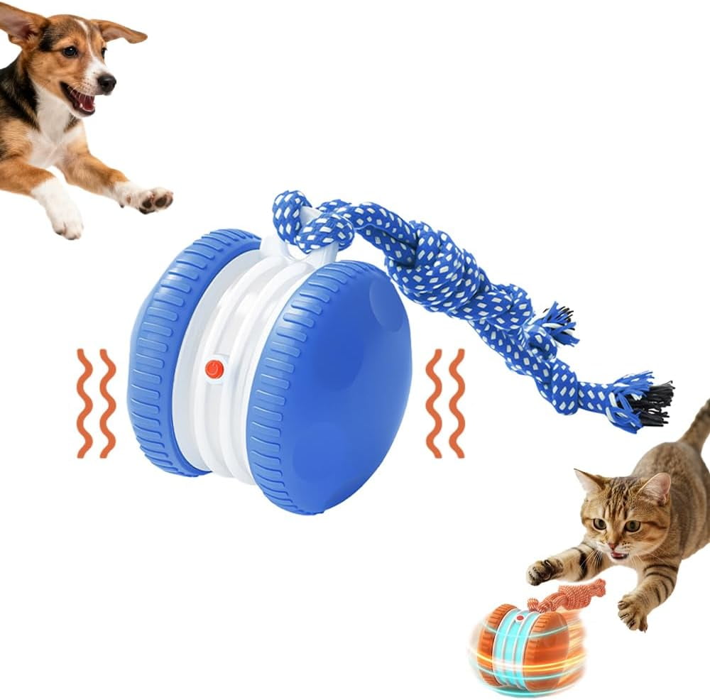 Interactive Dog Toys, 2026 Upgrade Self Moving Ball with Smart 360 ...