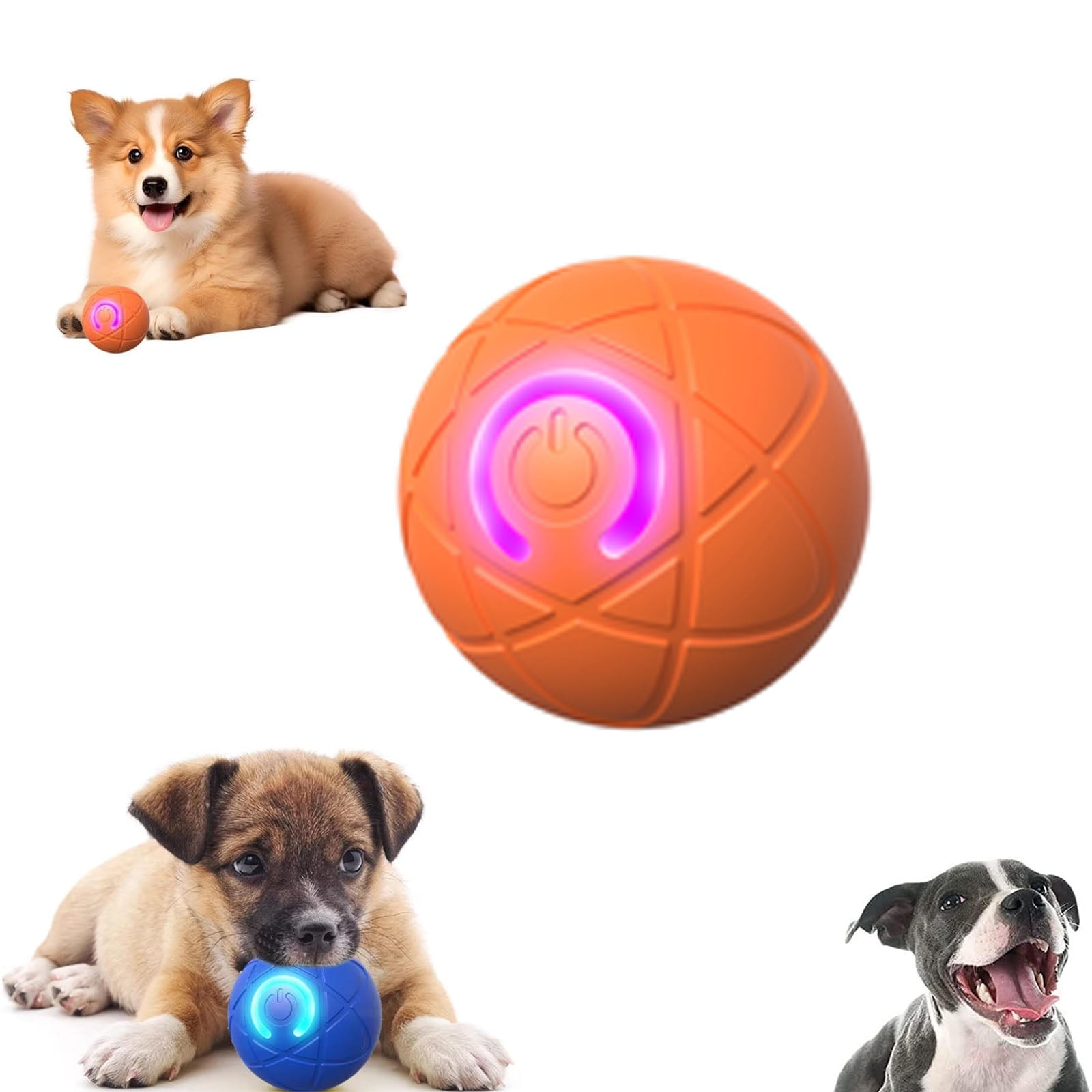 Interactive Dog Toys Balls,2026 New Automatic Rolling Ball for Dog ...