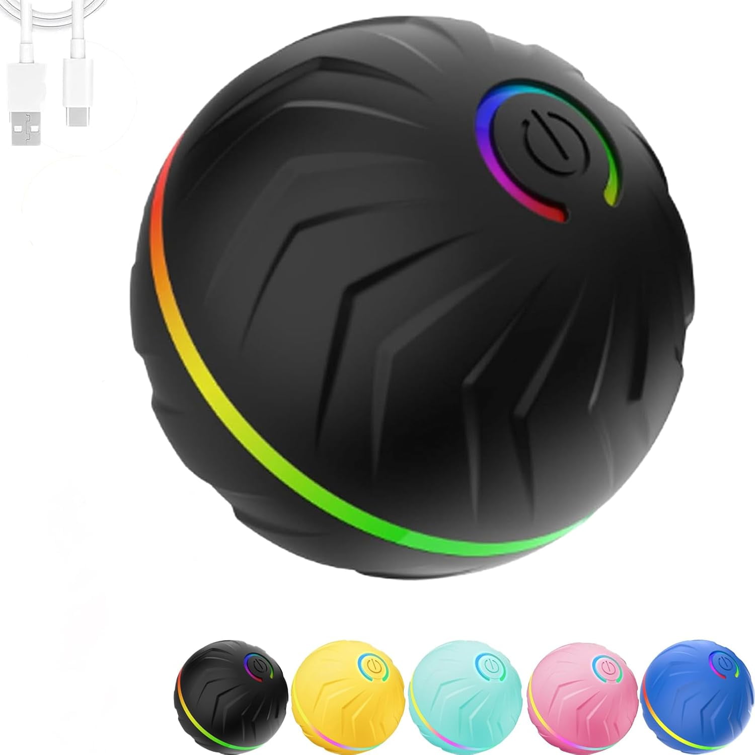 Interactive Dog Toys Dog Balls Activated Automatic Rolling Ball for ...