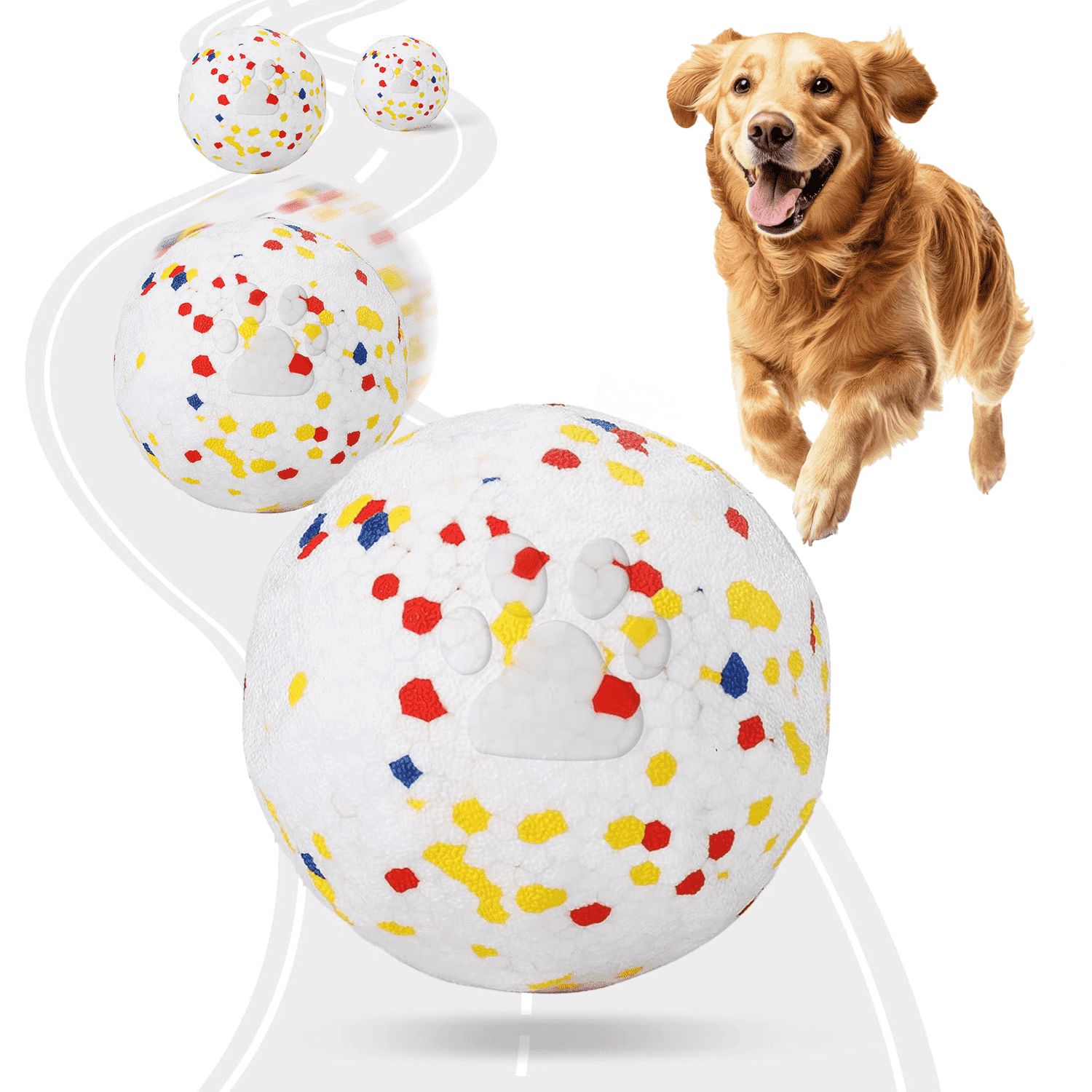 Inadays Interactive Dog Toys Dog Balls Automatic Moving Bouncing ...