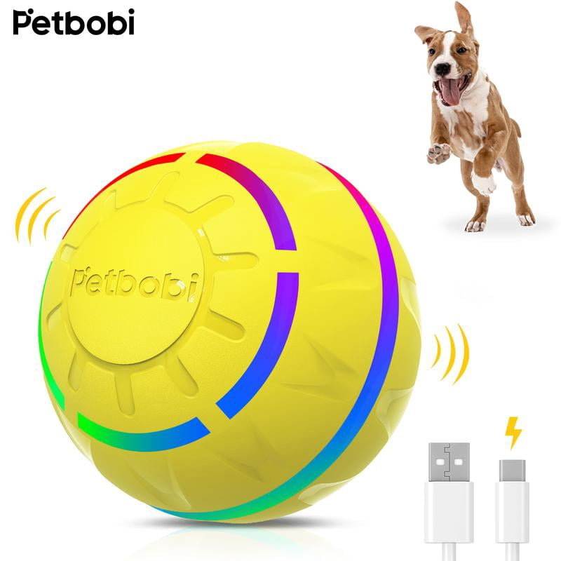 Interactive Dog ball,2 Modes Interactive Dog Toys USB Rechargeable ...