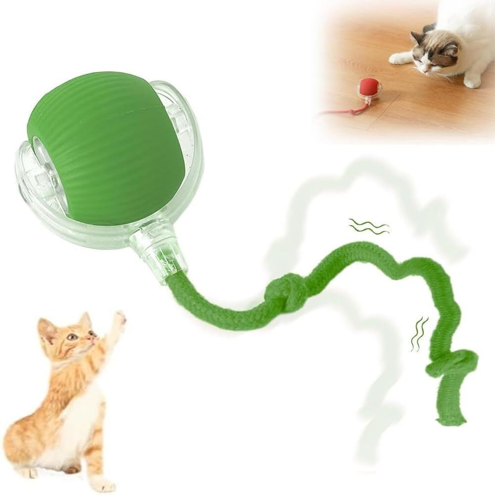 Interactive Dogs/Cat Toy Ball, Smart Self-Rolling Automatic Moving ...