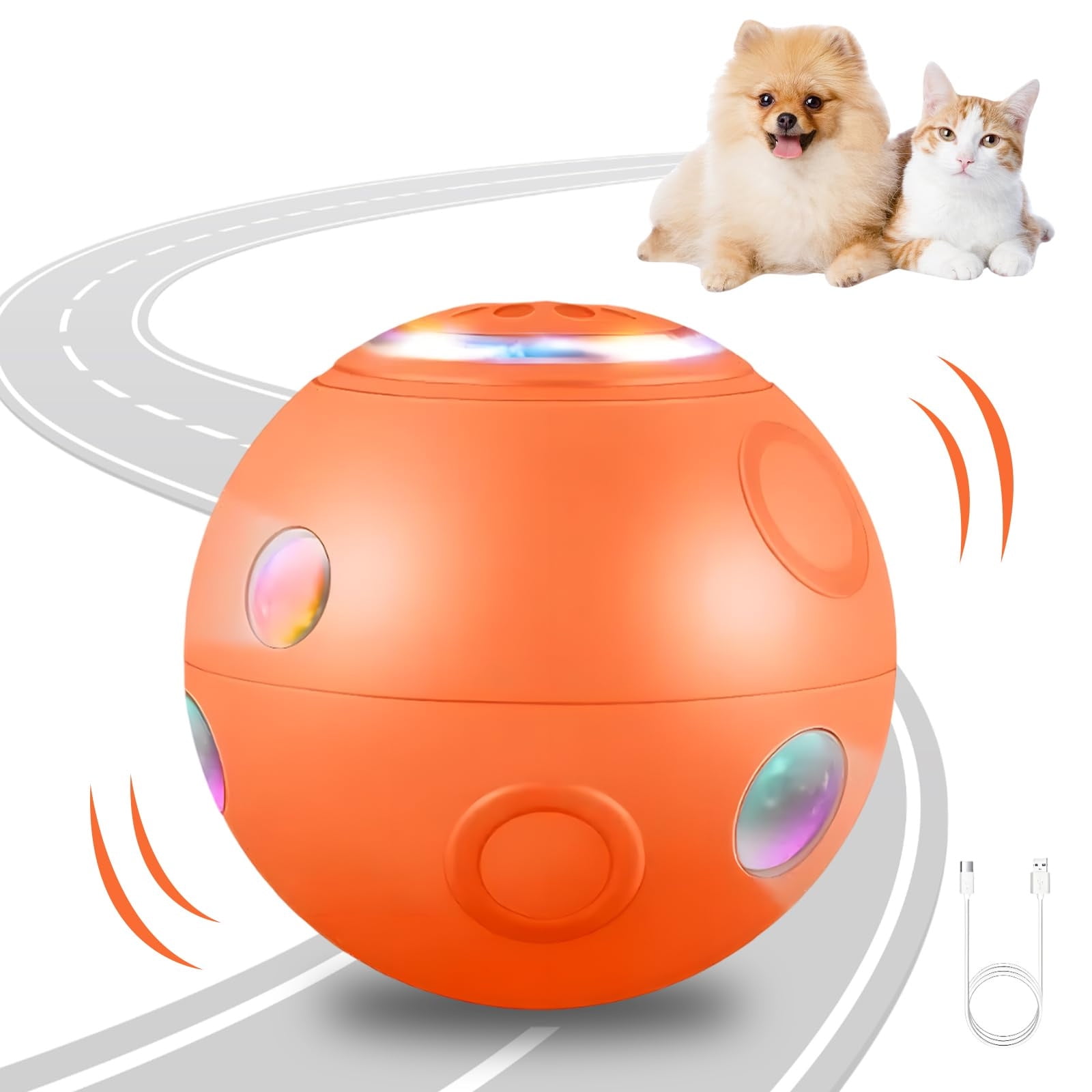 Interactive Dogs Toy Ball Vibrating Dog Ball 2025 New, Shaking Dog Ball ...