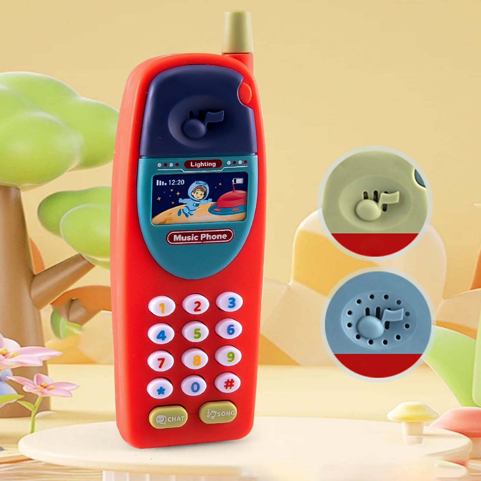 Interactive Educational Toy for Babies - F Ake Kids Phone with Sound ...