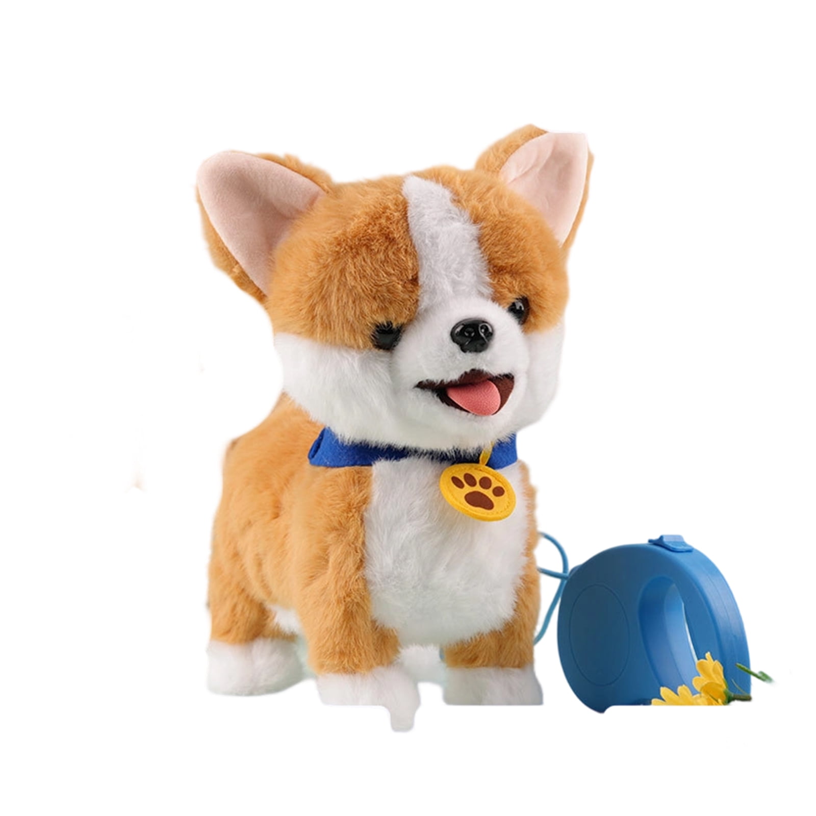 Interactive Electric Licking Dog Plush Toy with Touch Sensors and ...