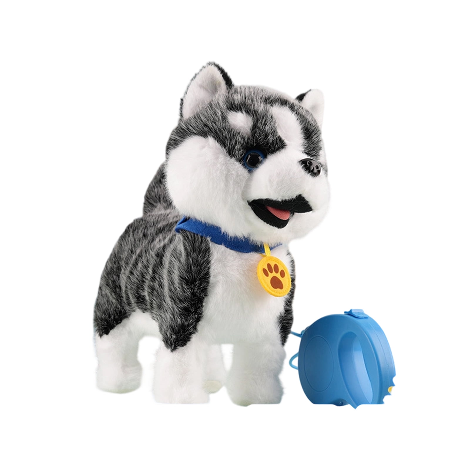 Interactive Electric Licking Dog Plush Toy with Touch Sensors and ...