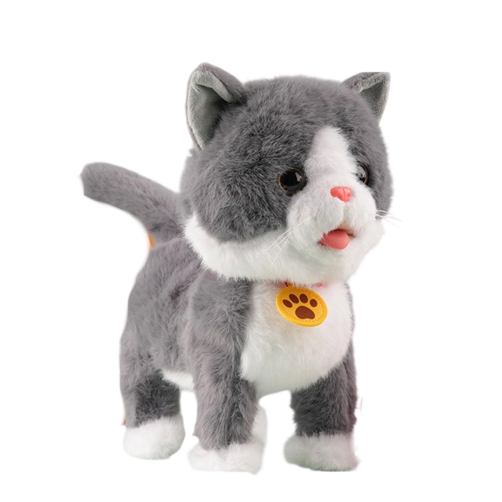 Interactive Electric Licking Dog Plush Toy with Touch Sensors and ...