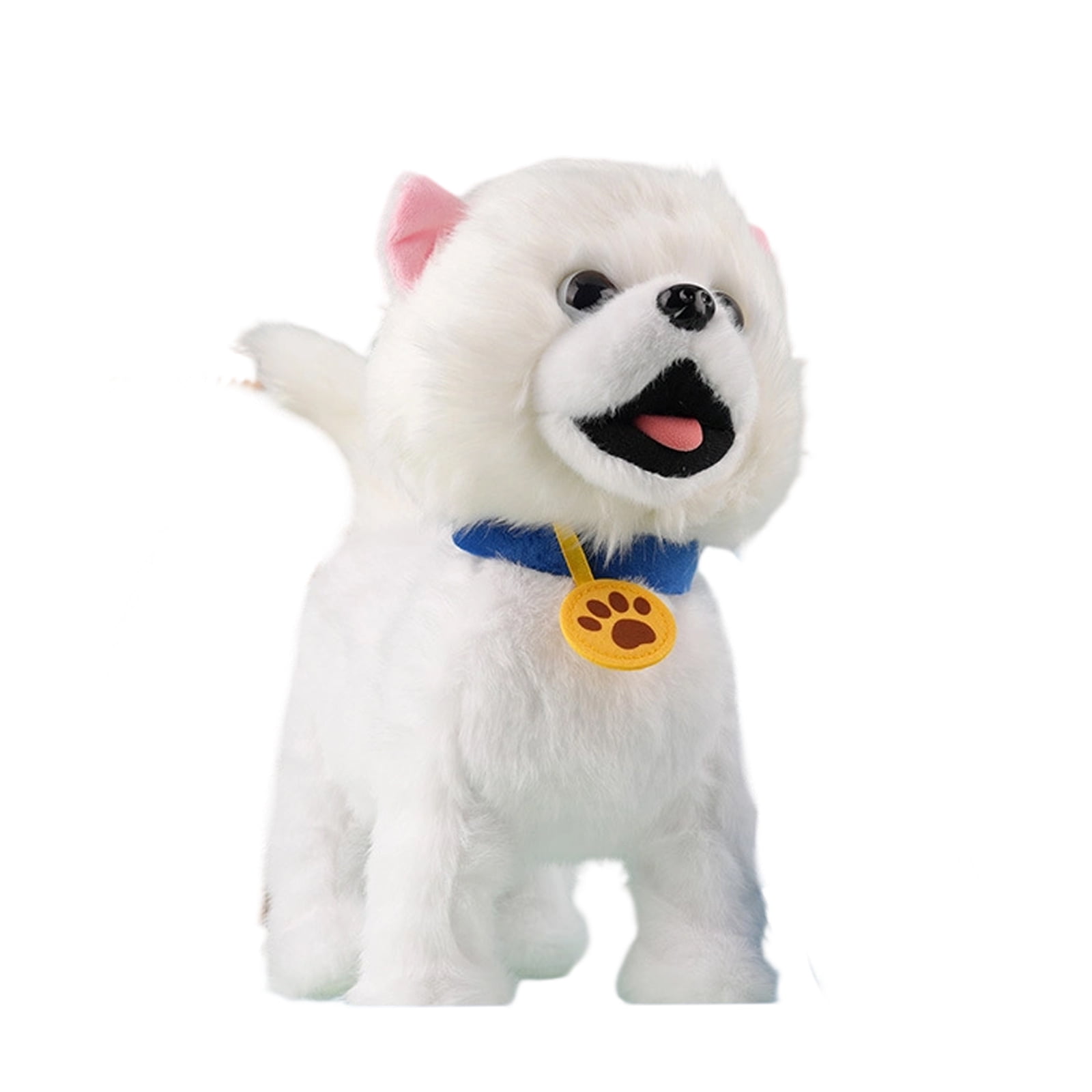 Interactive Electric Licking Dog Plush Toy with Touch Sensors and ...