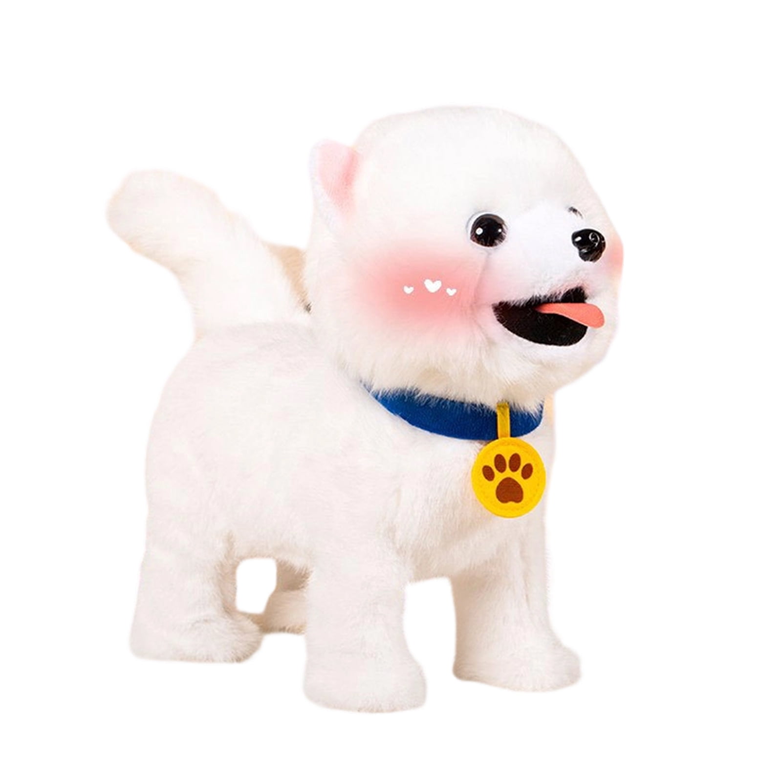 Interactive Electric Licking Dog Plush Toy with Touch Sensors and ...