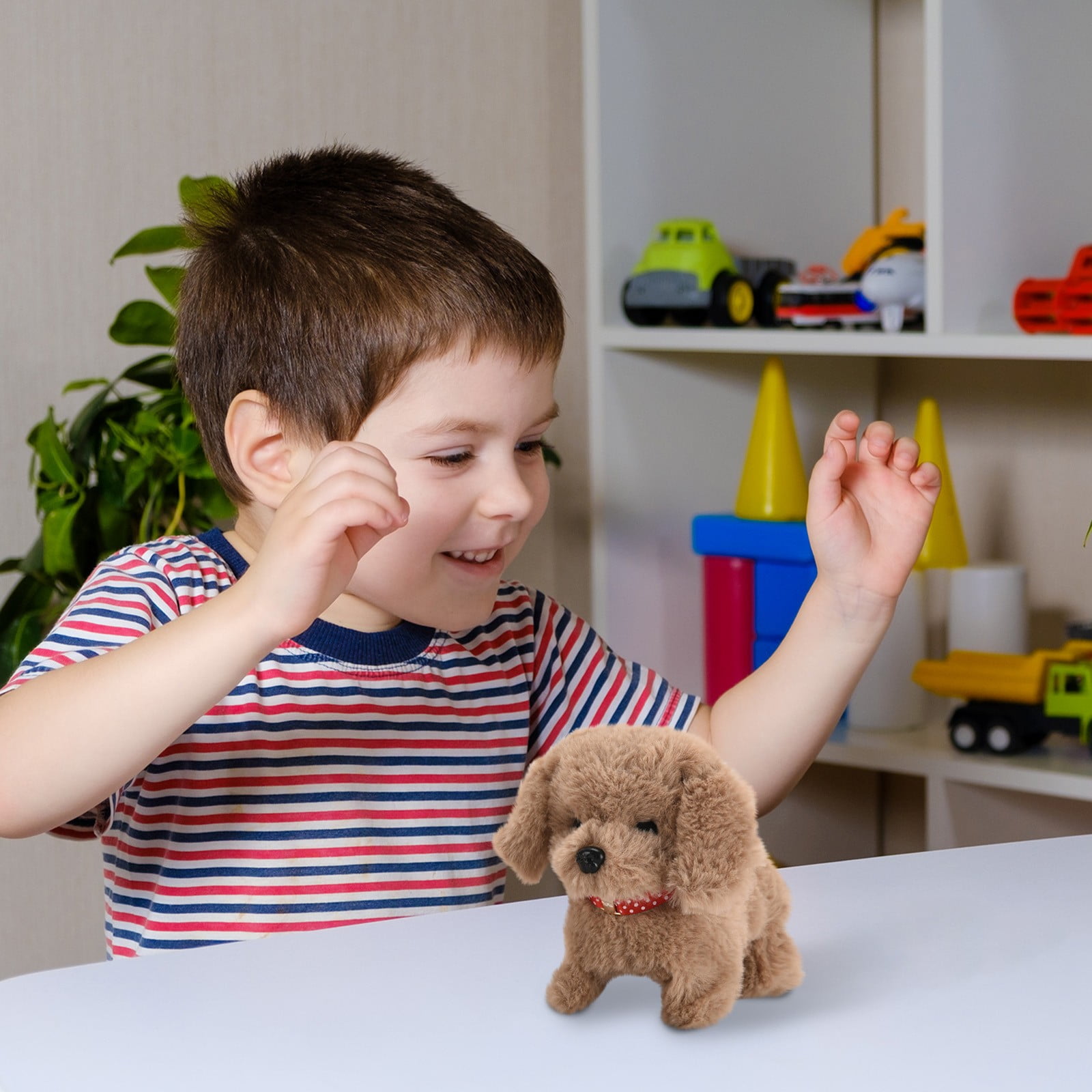 Interactive Electric Walking Lifelike Dog Toy For Kids & Pets ...