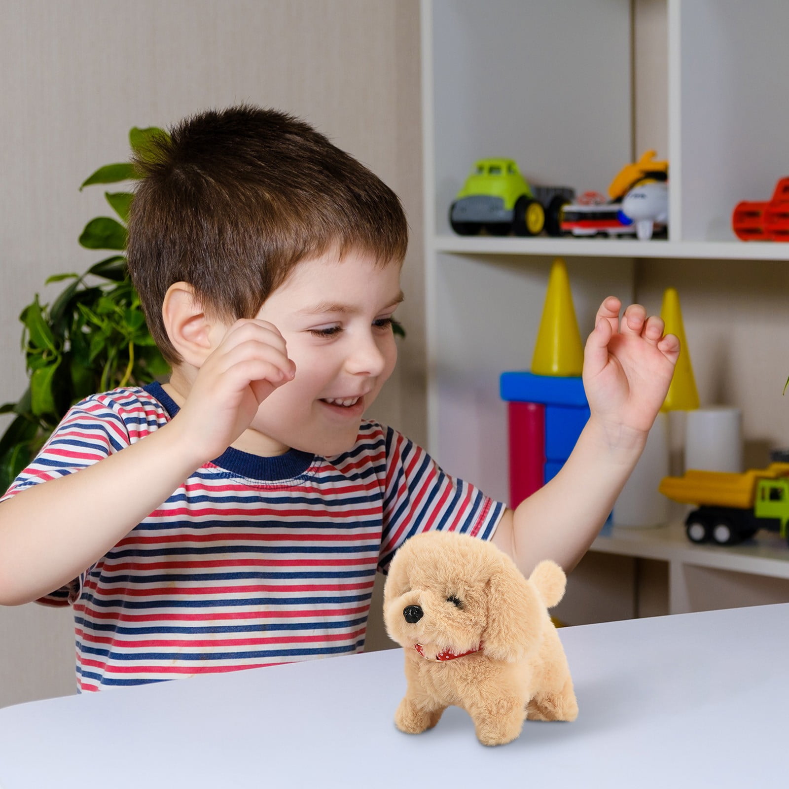 Interactive Electric Walking Lifelike Dog Toy For Kids & Pets ...