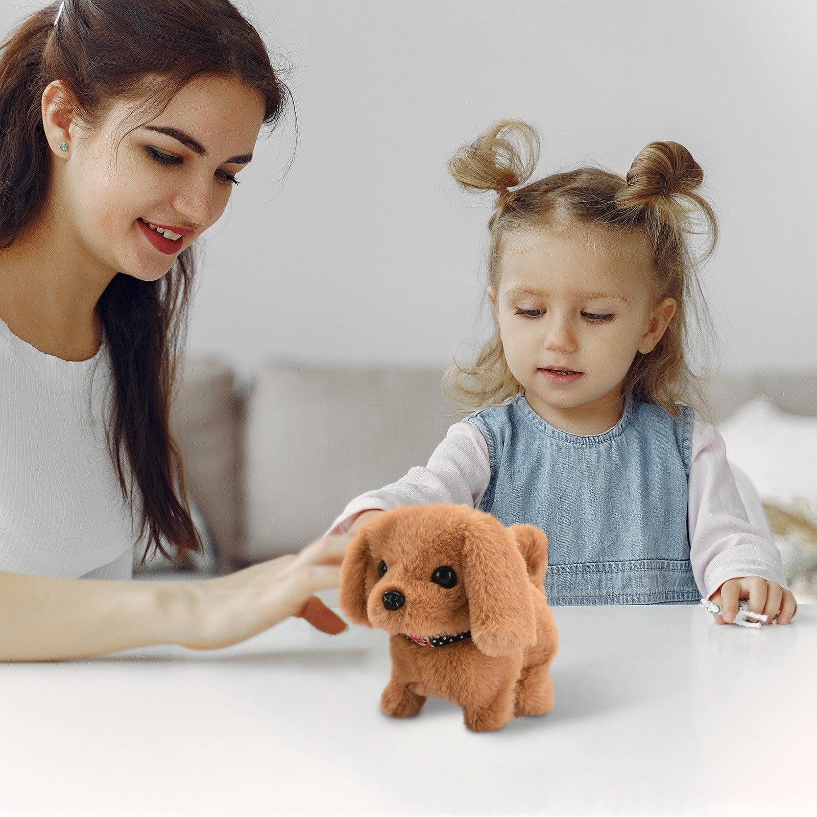 Interactive Electric Walking Lifelike Dog Toy For Kids & Pets ...