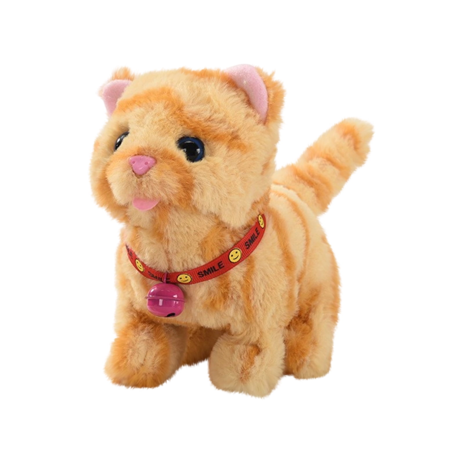 Interactive Electronic Plush Toy Walking and Barking Robot Cat Plush ...