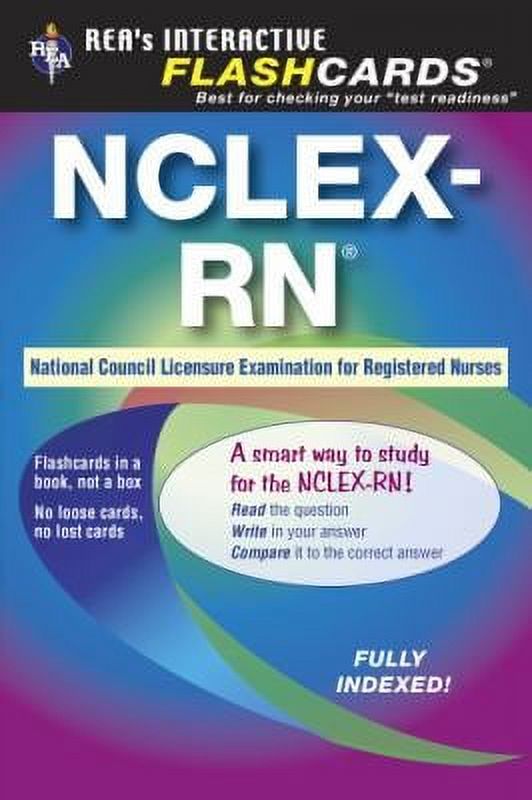 Pre-Owned NCLEX-RN Flashcard Book (Paperback) 0878914579 9780878914579 ...