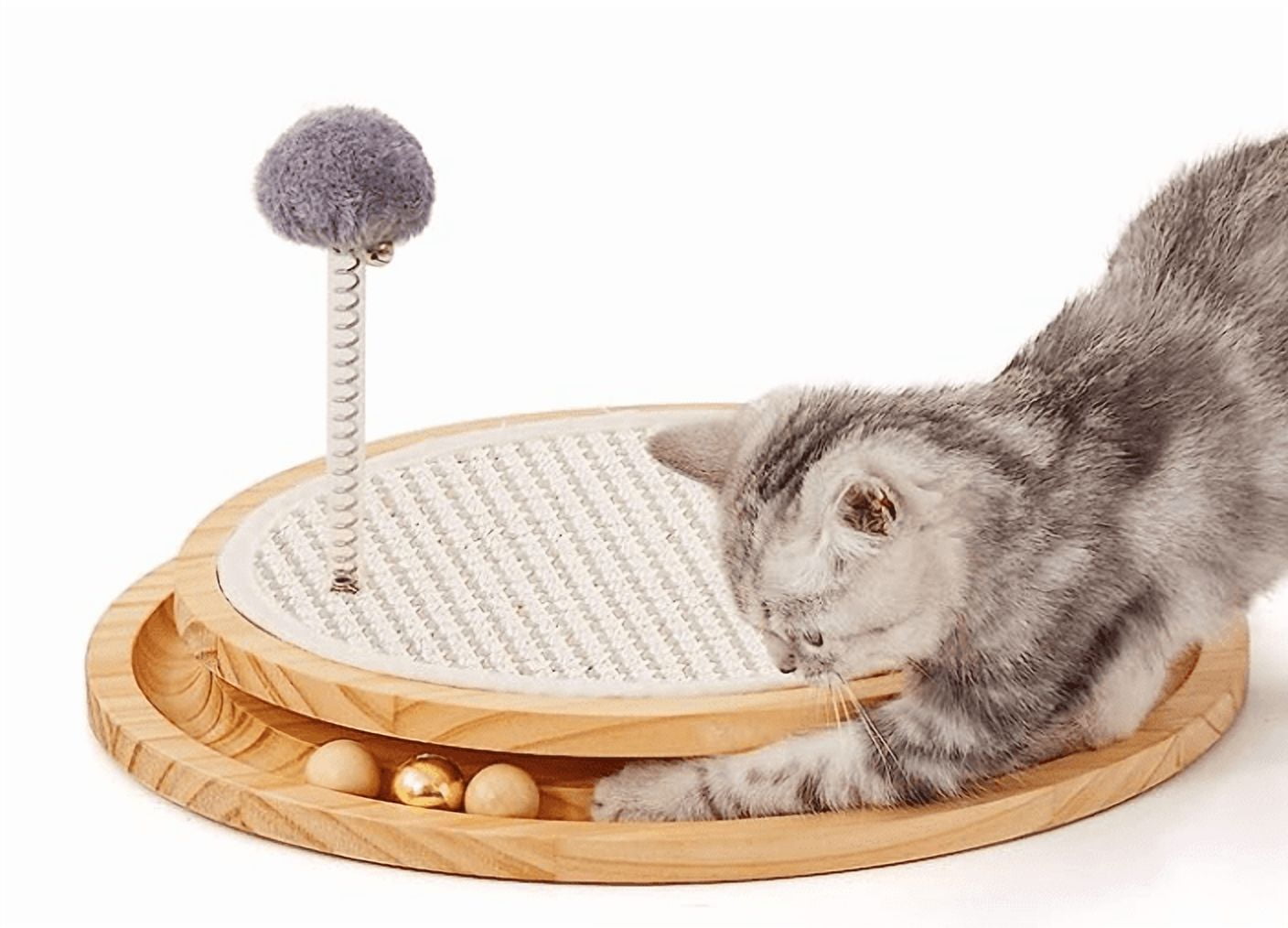 "docinpet Interactive Flirt Pole Toy for Dogs, 35"" Durable Teaser Wand ...