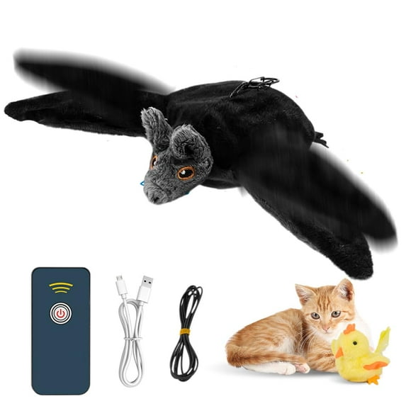 Interactive Flying Bird Cat Toy,2026 New Chirping Bird Cat Toy Flapping ...