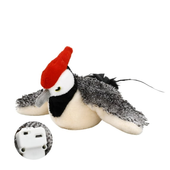 Interactive Flying Bird Cat Toy,2026 New Chirping Bird Cat Toy Flapping ...