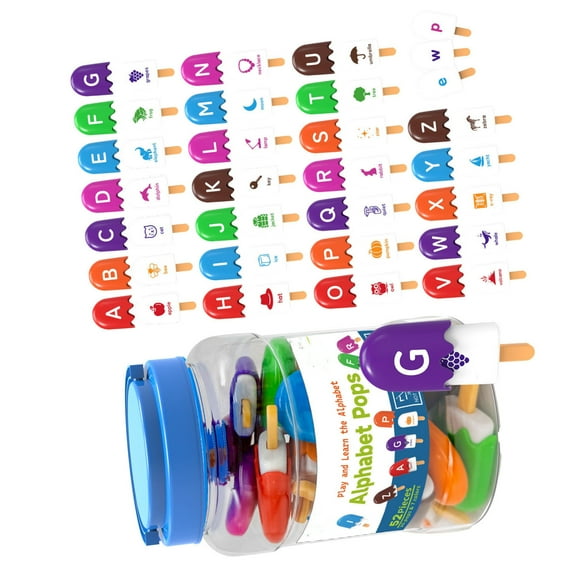 Interactive Ice Cream Alphabets Number Puzzle Learning Toy For Children ...