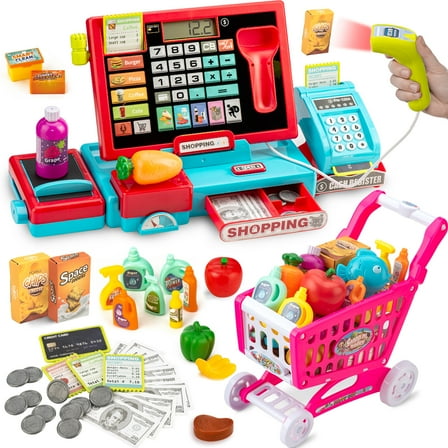 Target Toy Checklane Cash Register + Accessories Kids Playset - Walmart.com