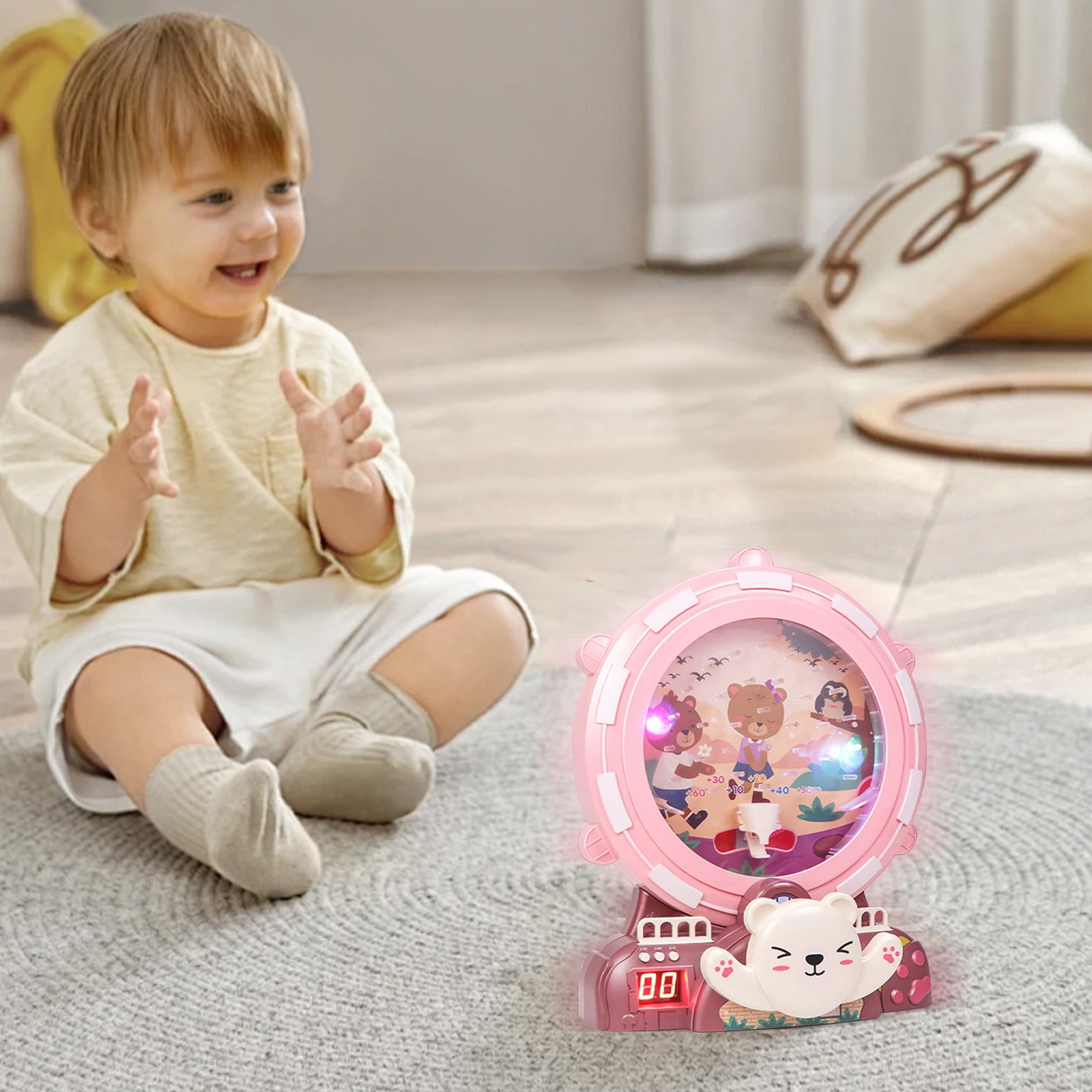 Interactive Kids Pinball Machine with Lights, Sounds & Scoring - Ages 3 ...