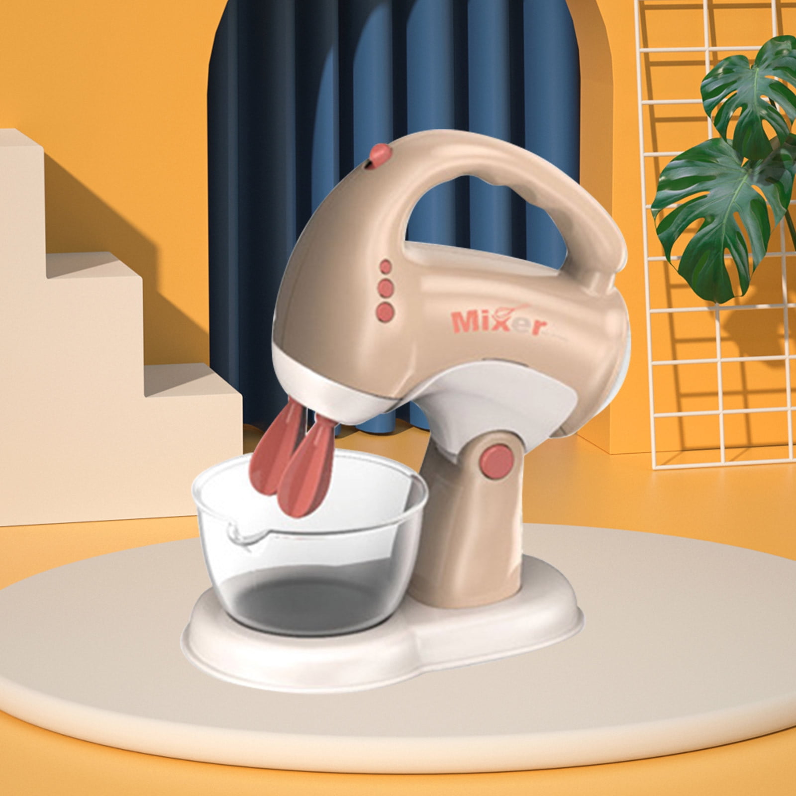 Interactive Kids Play Kitchen Set with Realistic Sound & Light - Mini Appliances Toy Including ...