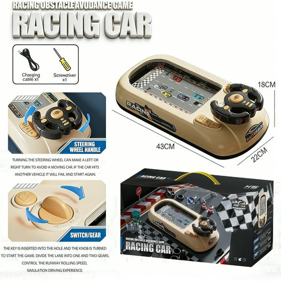 Interactive Kids Steering Wheel Toy - Realistic Car Driving Simulator ...