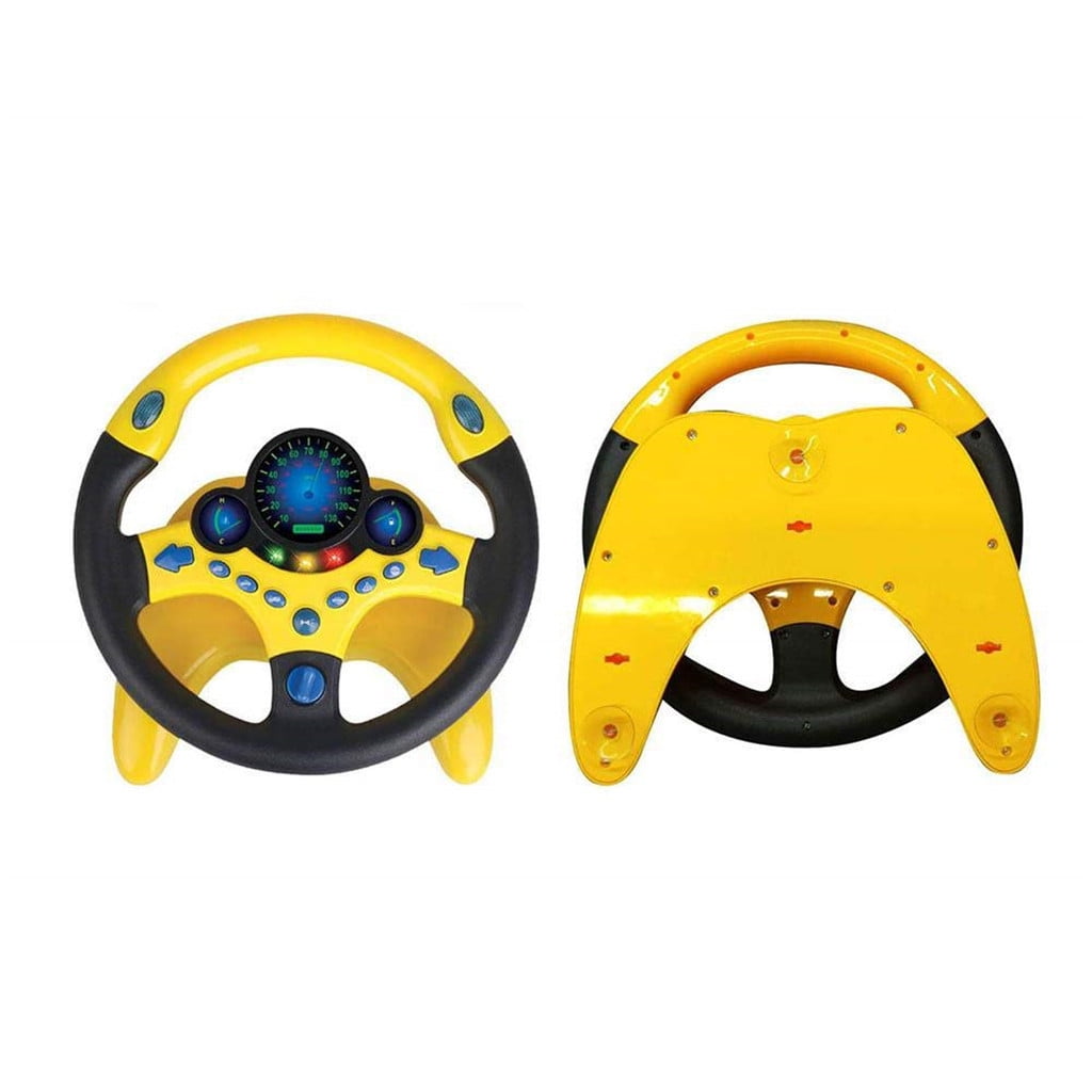 Interactive Kids Steering Wheel Toy with Sounds and Lights, Educational ...