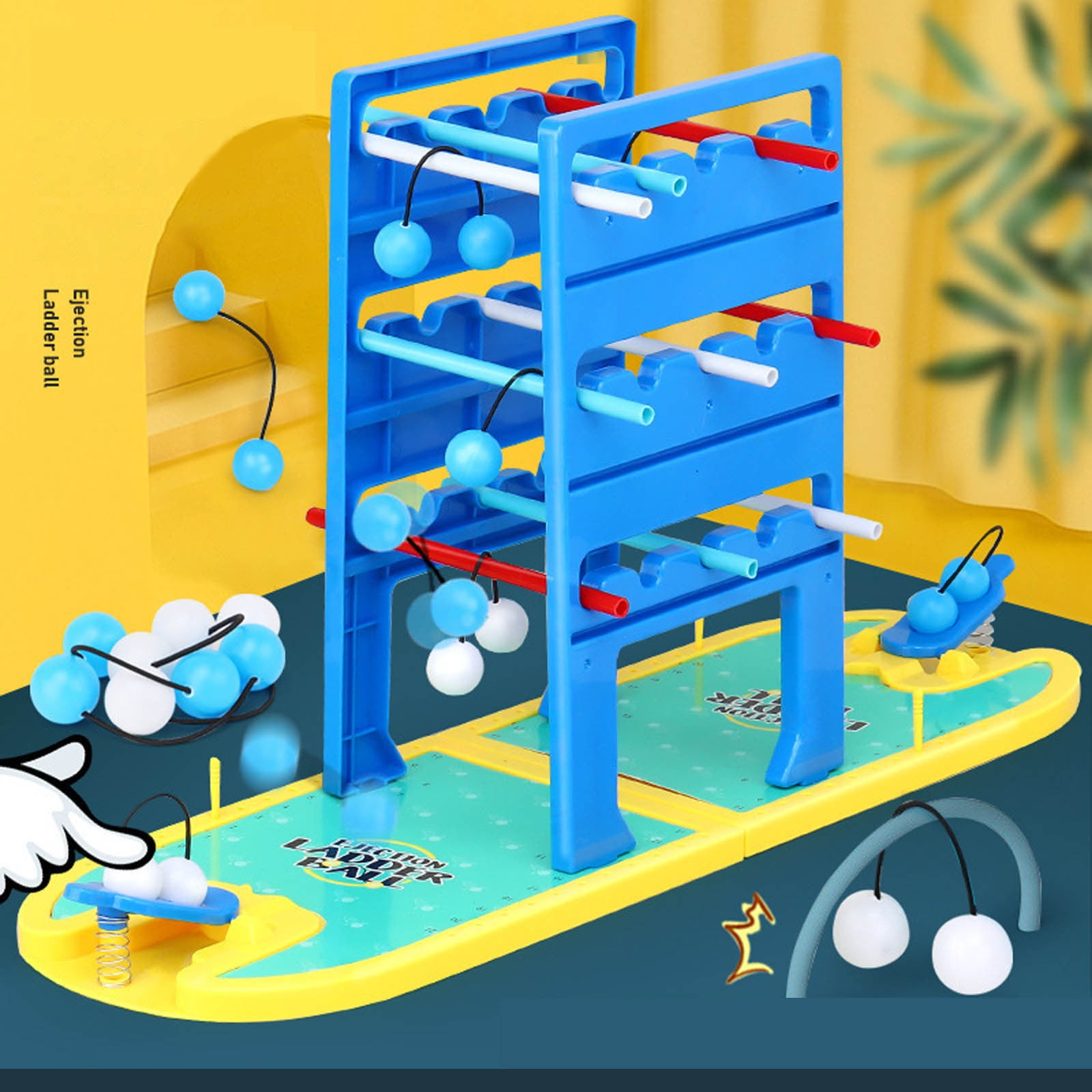 Interactive Ladder Tabletop Game Set, Multi-Play Puzzle Toy for Kids ...