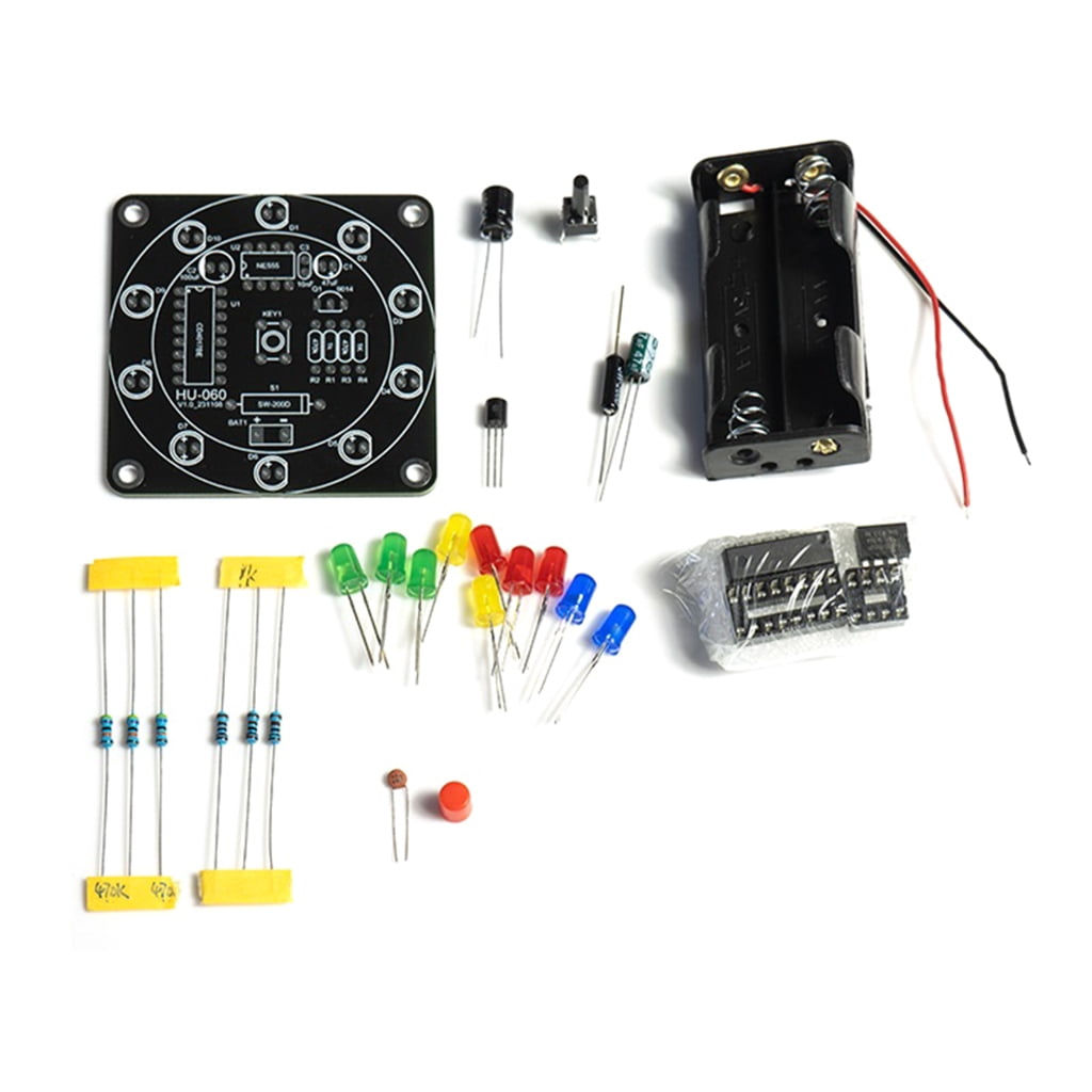 Interactive Learning Tool DIYer LED Spin Wheel Kit for Students and ...