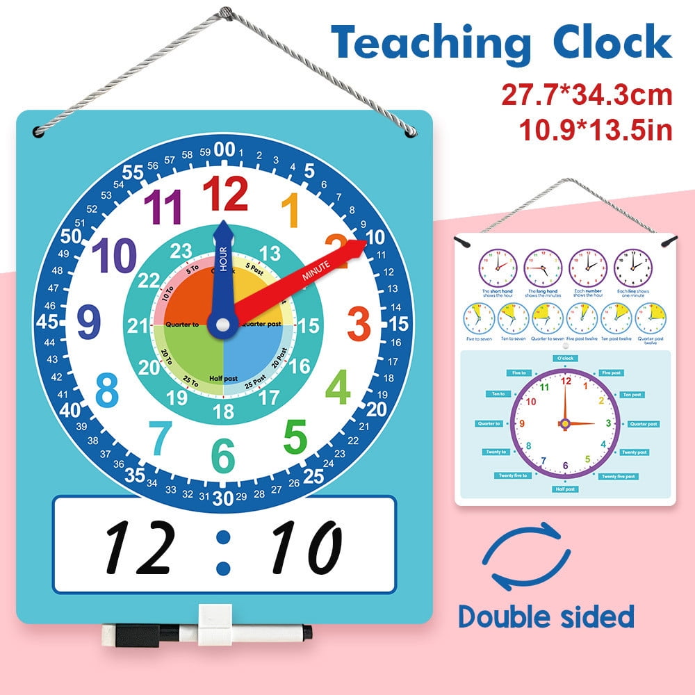 Interactive Learning Tool, Visual Development, Movable Clock Hands ...