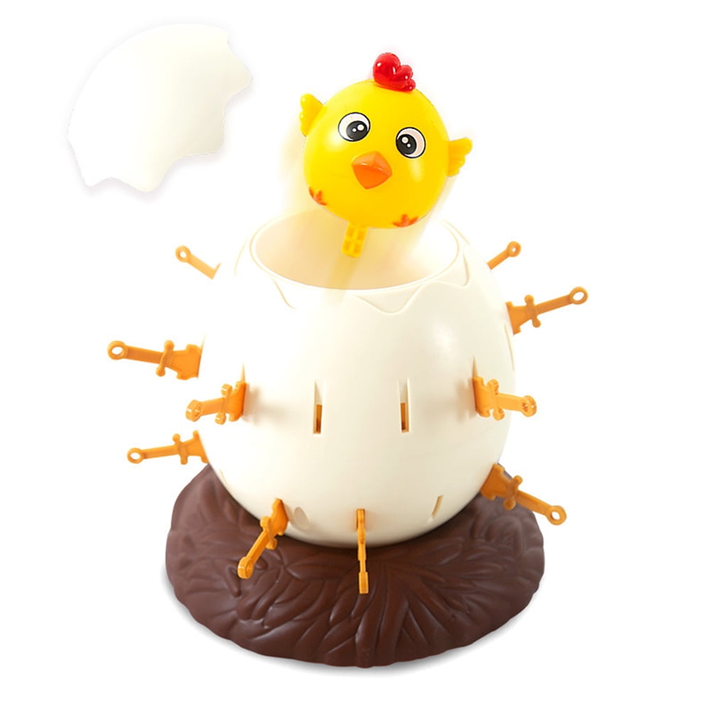 Interactive Lucky Stab Chicken Barrel Game Funny Pirate Chick Bucket ...