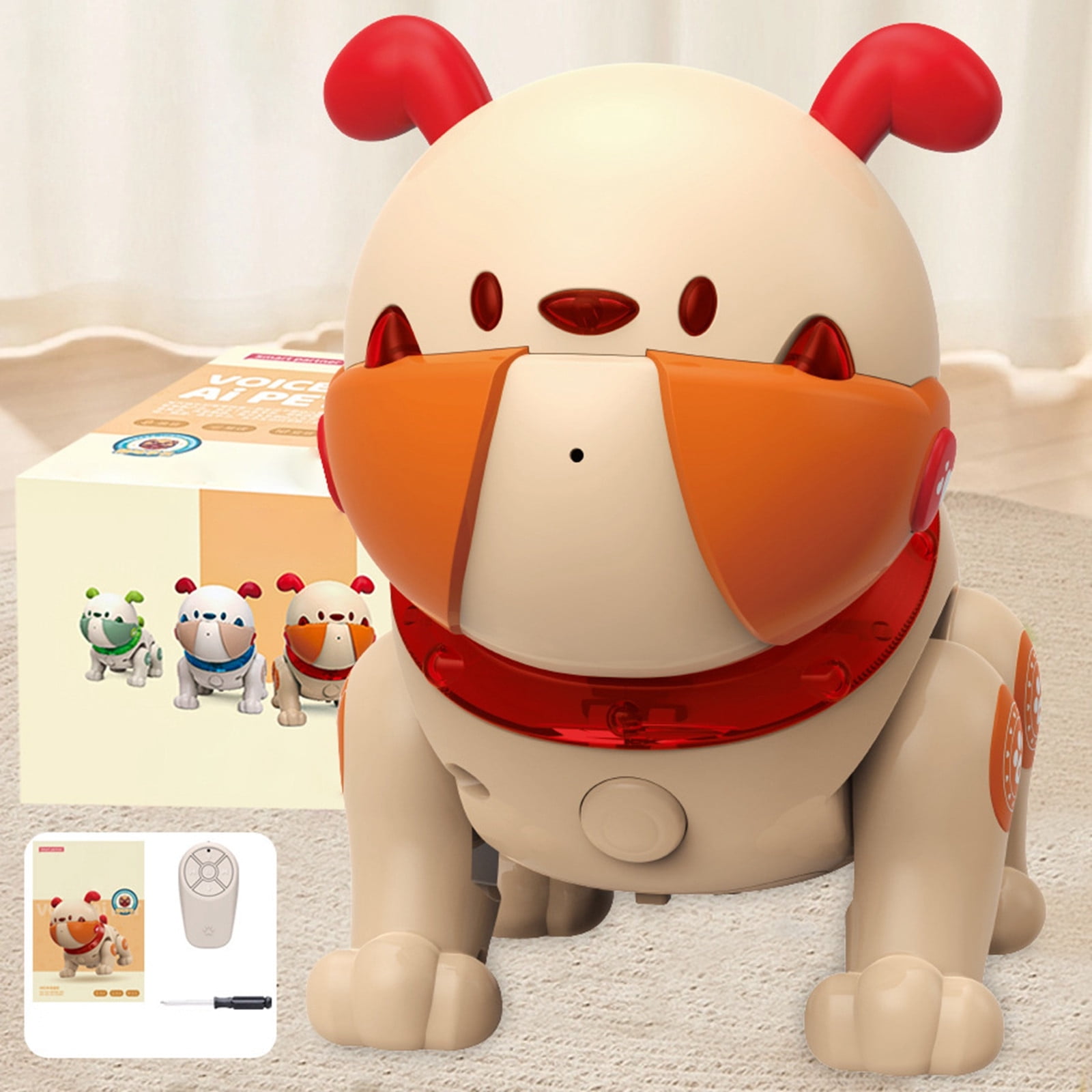 Interactive Mechanical Dog Toy for Kids Smart Dance Recording Remote ...