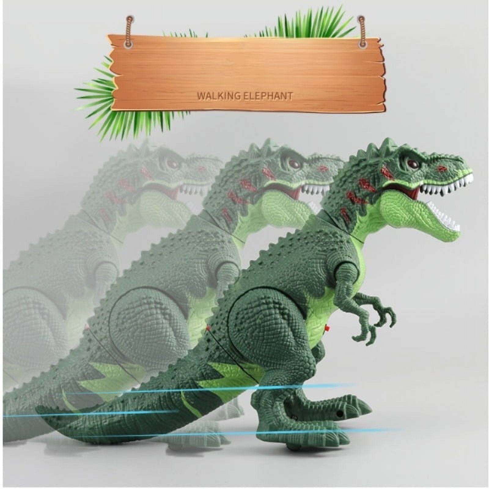 Interactive Multifunctional Dinosaur Toy for Kids - Walking, Light - Up ...