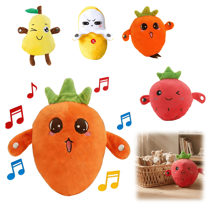 Interactive Music Plush Toy with Sounds, Sensory Activity Educational ...