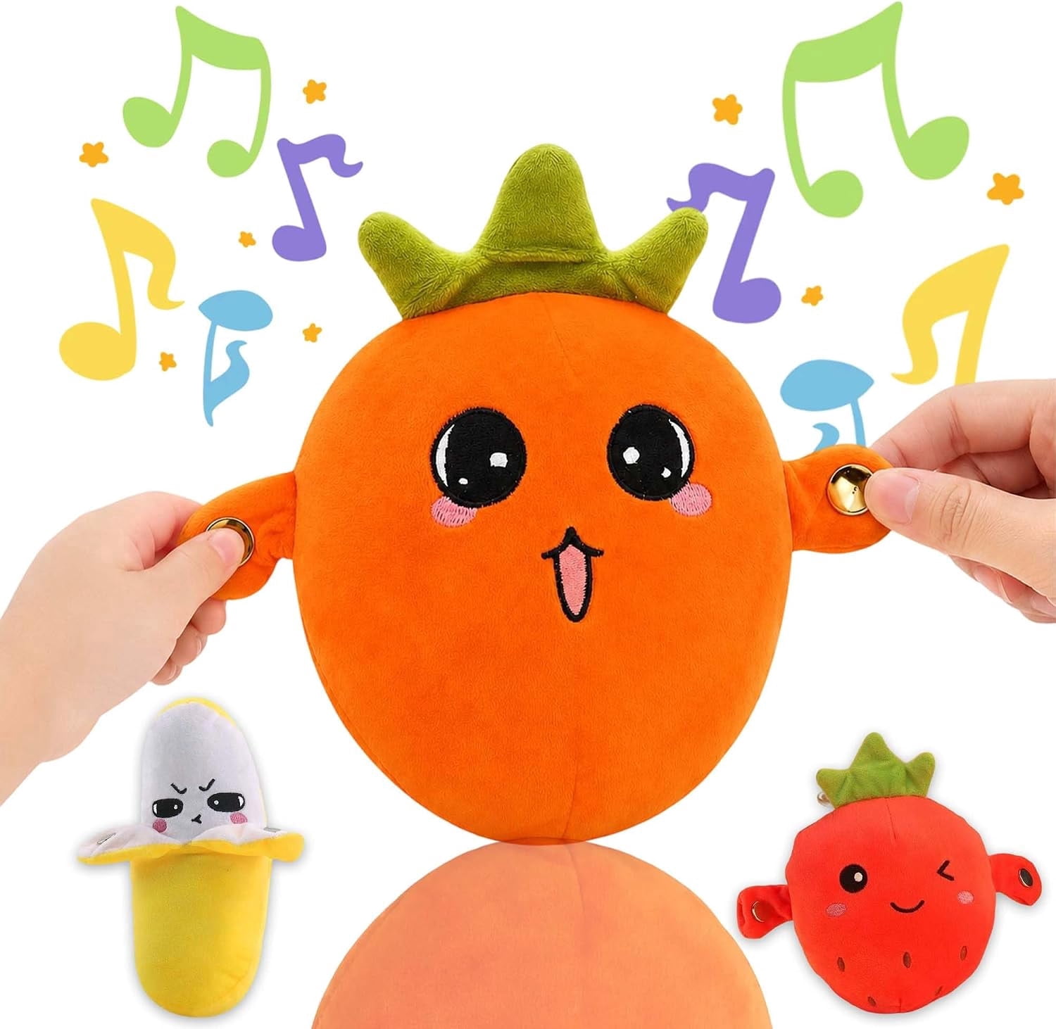 Interactive Musical Sensory Plush Toy, Dual Gameplay Modes Touch ...