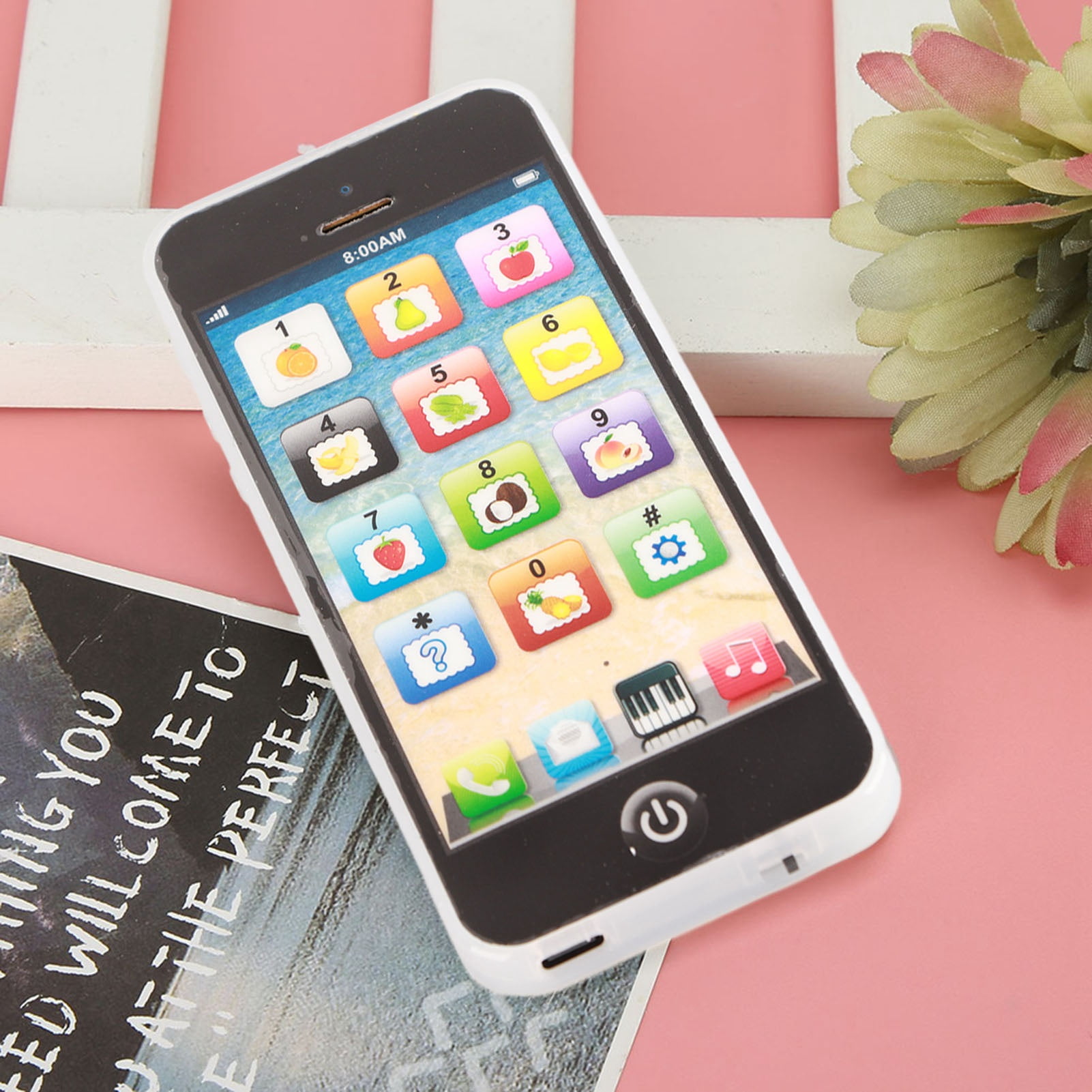 Interactive Musical Toy Phone For Kids, Bright Colors Engaging Sounds ...