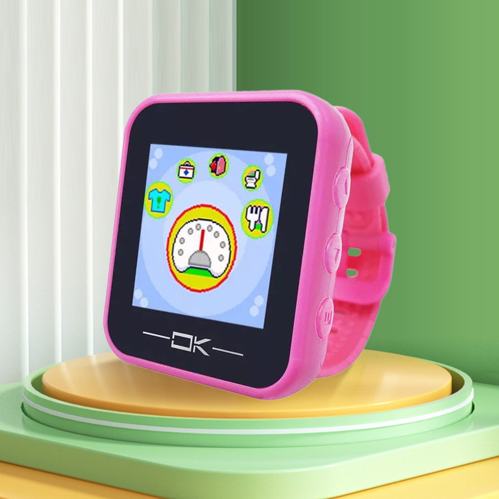 Interactive Pet Themed Smartwatch for Kids with Call Function Step Tracker Calendar Educational ...
