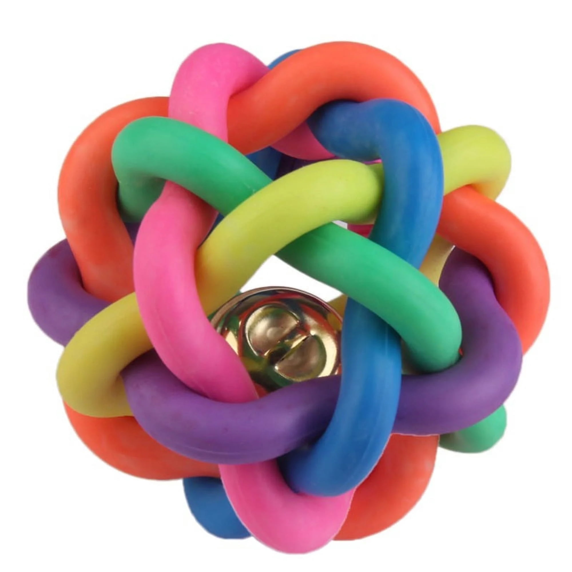 Interactive Pet Toy Balls, Colorful Interactive Balls with Bells Set of ...