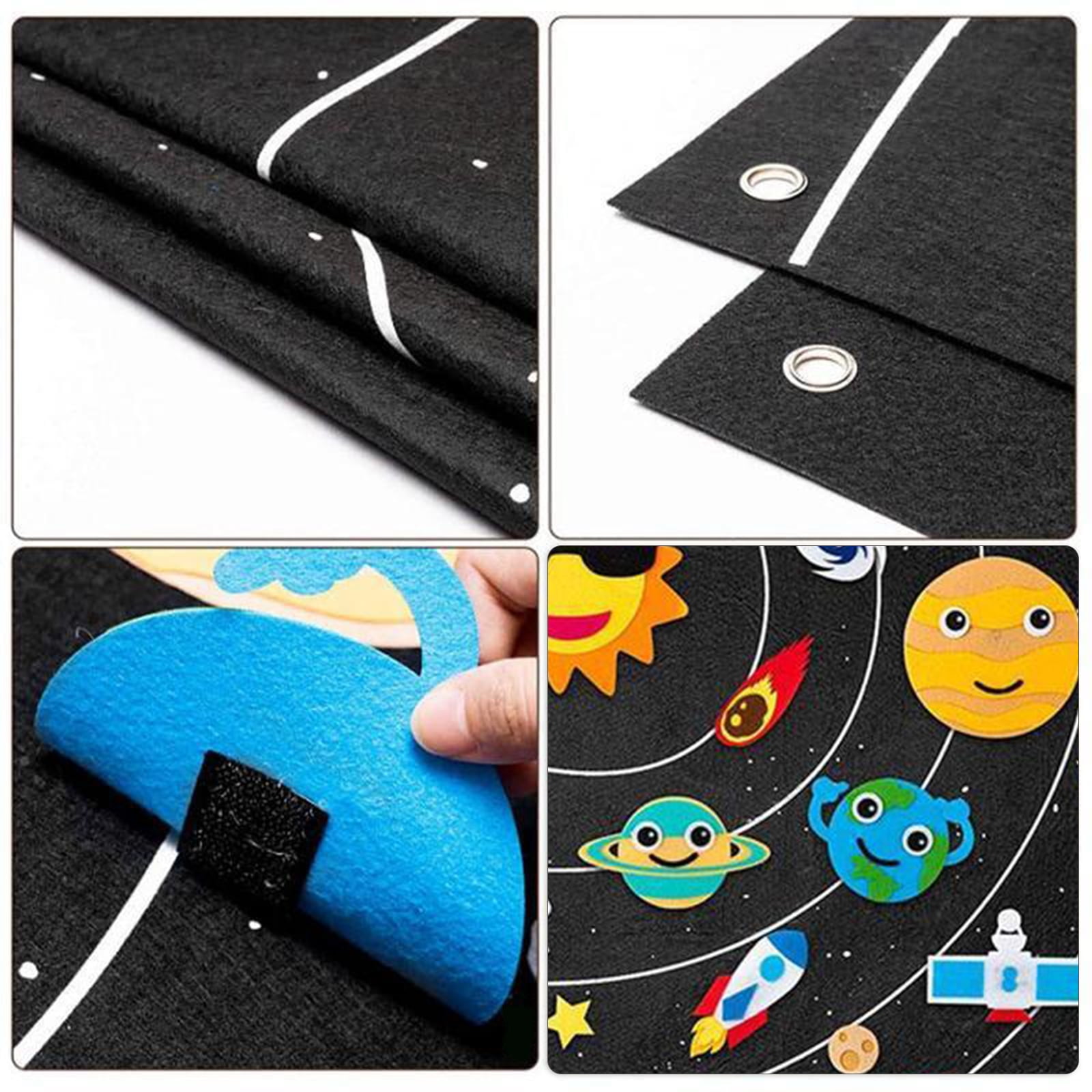 Interactive Play Kit Felt Story Board Wall Hanging Learning Preschool ...