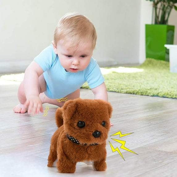 Interactive Plush Dog Toy For Children With Walking Simulation And ...