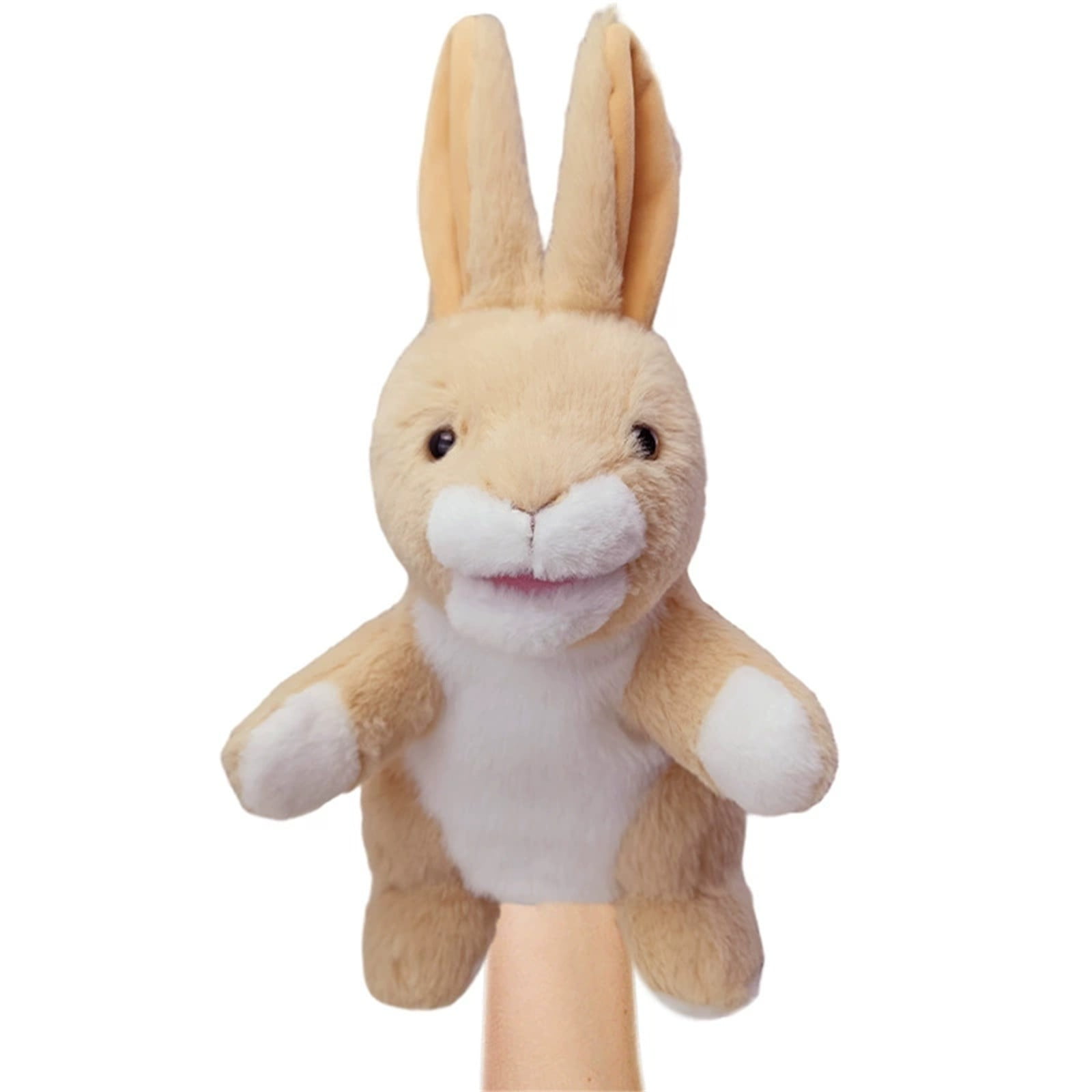 Interactive Plush Hand Puppet for Kids - Animal Hand Puppet with Moving ...