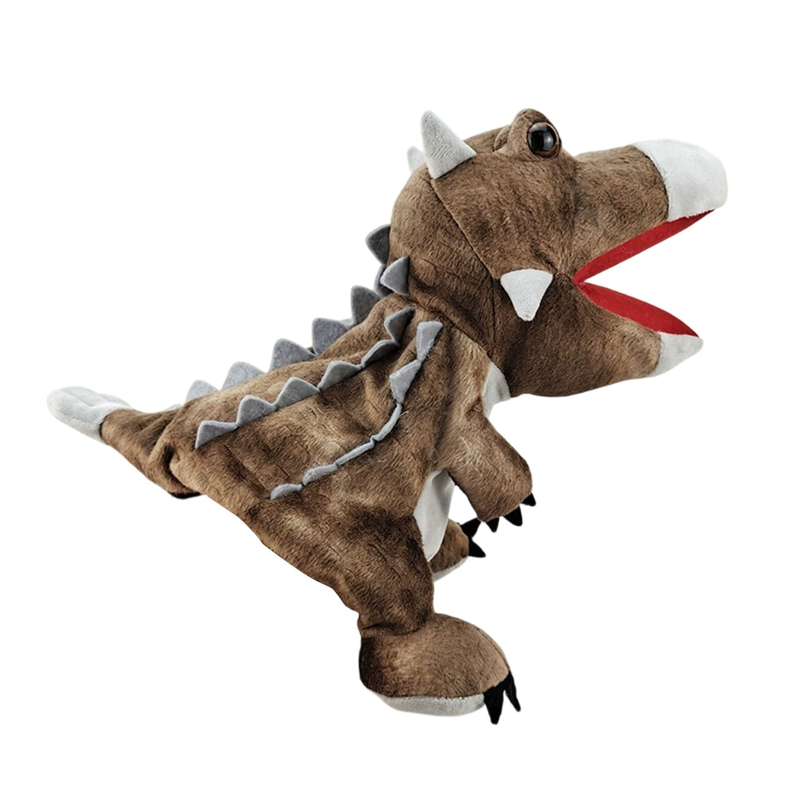 Interactive Plush Hand Puppet for Kids - Dinosaur Hand Puppet, Animal ...
