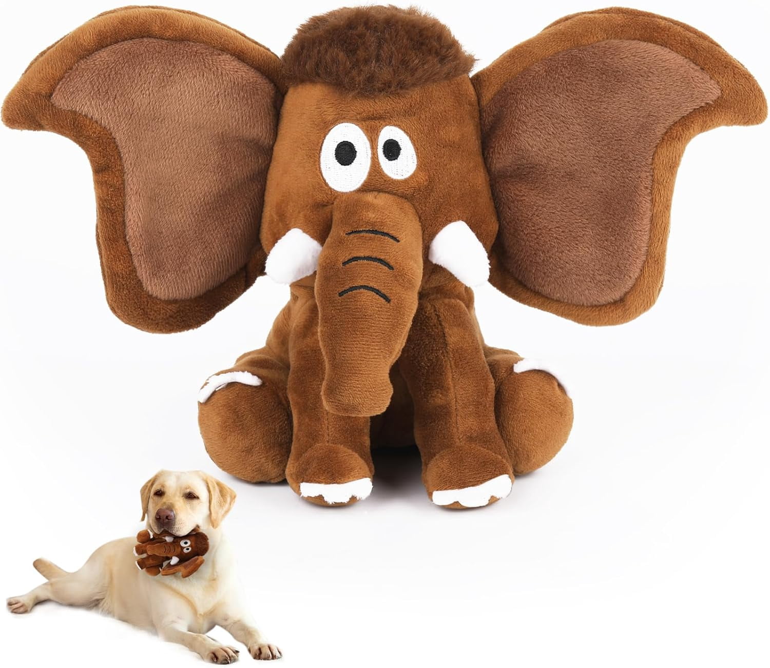 Interactive Plush Squeaky Fun Puppy with Crinkle Paper for Interactive ...