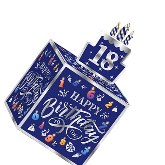 Interactive Pull Out Surprise Money Box Birthday Party Decoration Gift ...