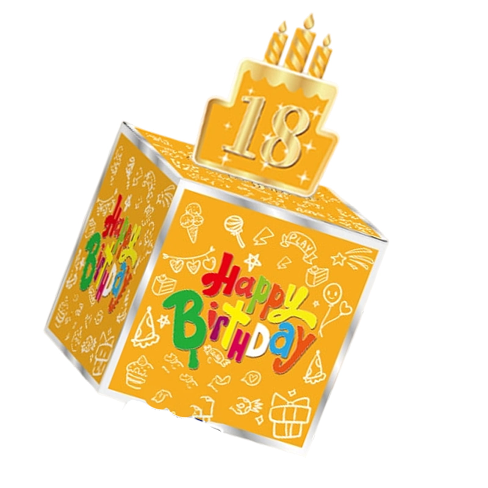 Interactive Pull Out Surprise Money Box Birthday Party Decoration Gift ...