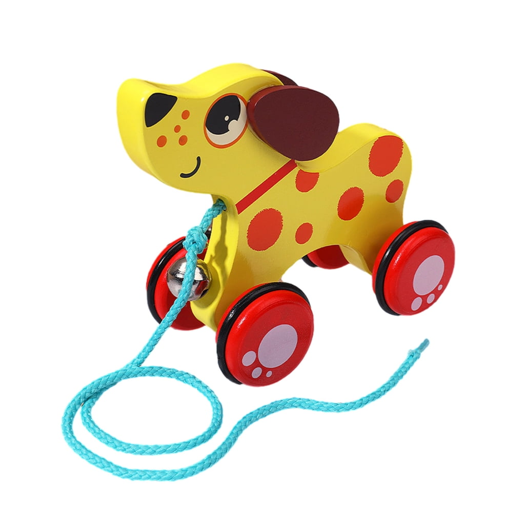 Interactive Pull String Toy for Toddlers Pull Toy with Small Bells Toy ...