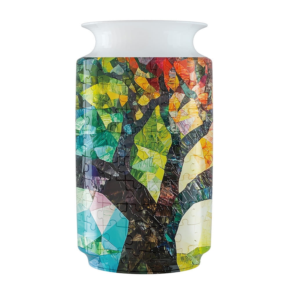 Interactive Puzzle Vase, Unique Design, Glass Material, 6-Piece ...