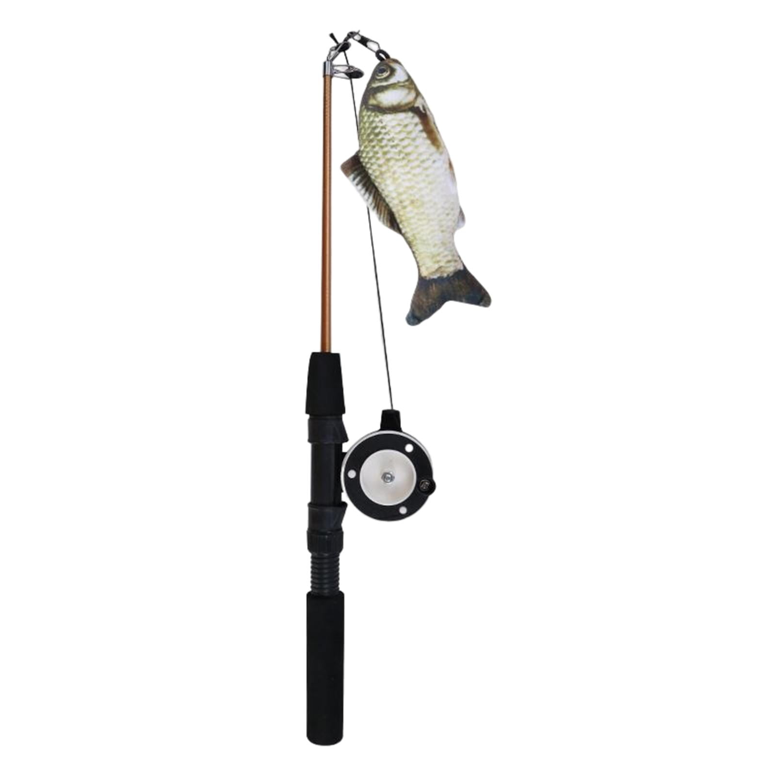 Interactive Retractable Fishing Pole Educational Fun Toy Catching ...