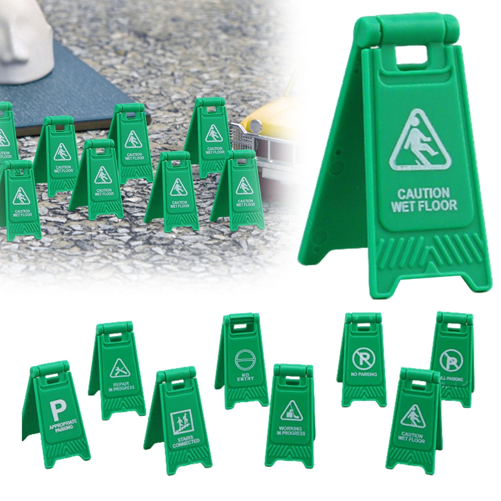 Interactive Roadblock Toy For Kids Educational Traffic Barrier Set With ...