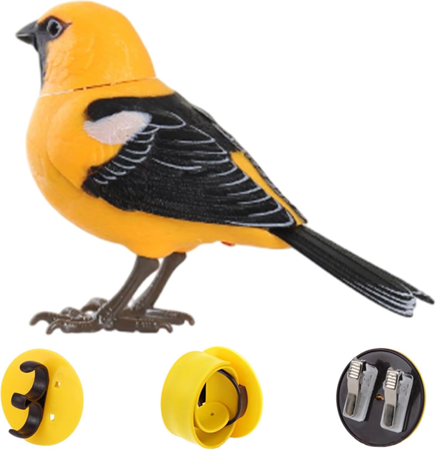 Electric Singing Chirping Robot Bird Toy, Sound & Motion Activated ...